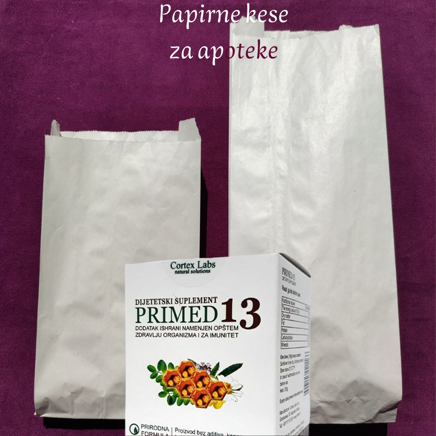 Natron kese za prehrambenu i farmaceutsku industriju