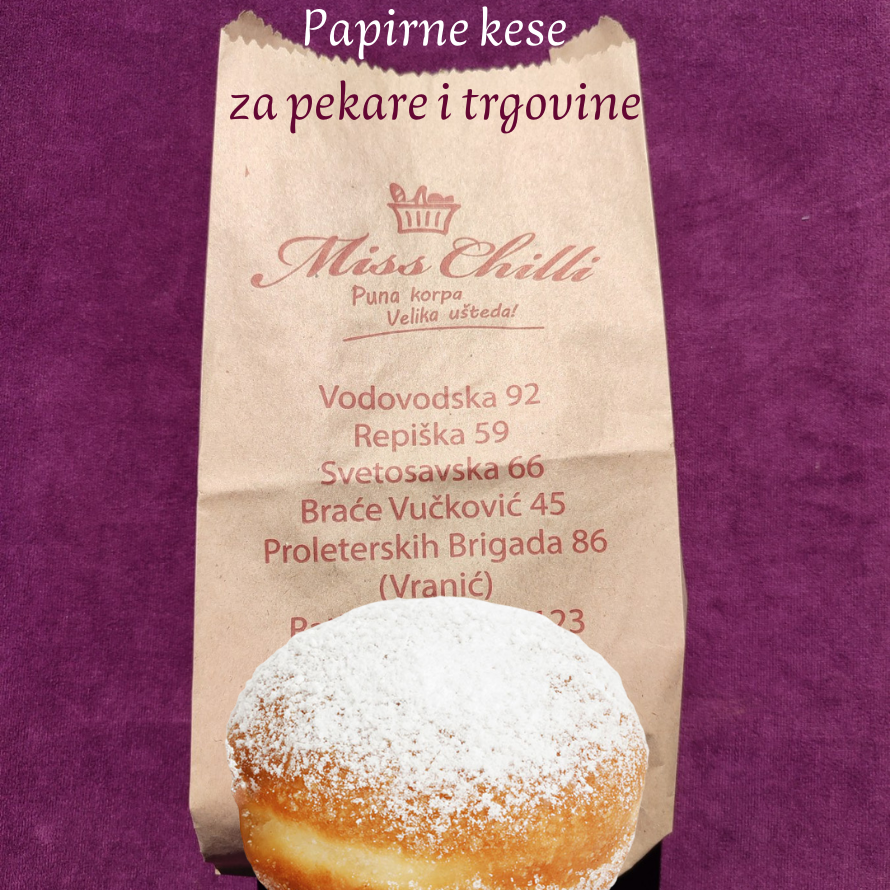 Natron kese za prehrambenu i farmaceutsku industriju